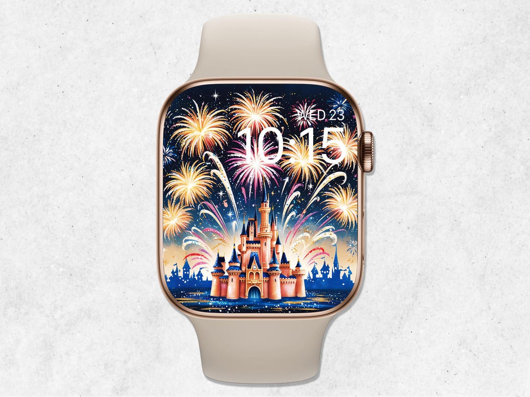 Magic Kingdom Apple Watch Wallpaper, Festive Watch Background, Disney ...
