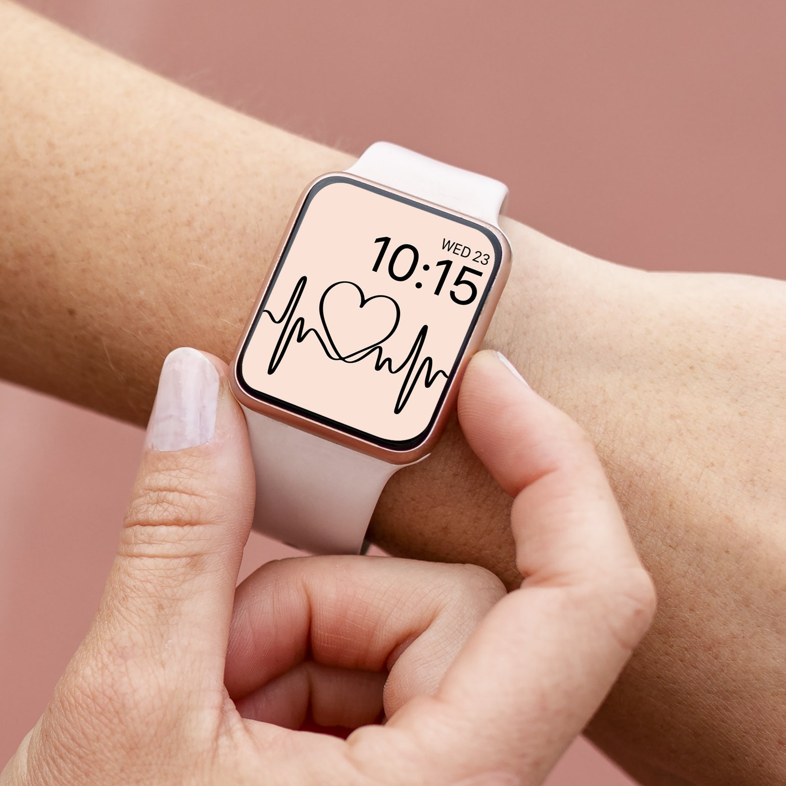 Nurse Apple Watch Wallpaper, Nurse Apple Watch Face, Heartbeat Line Art ...