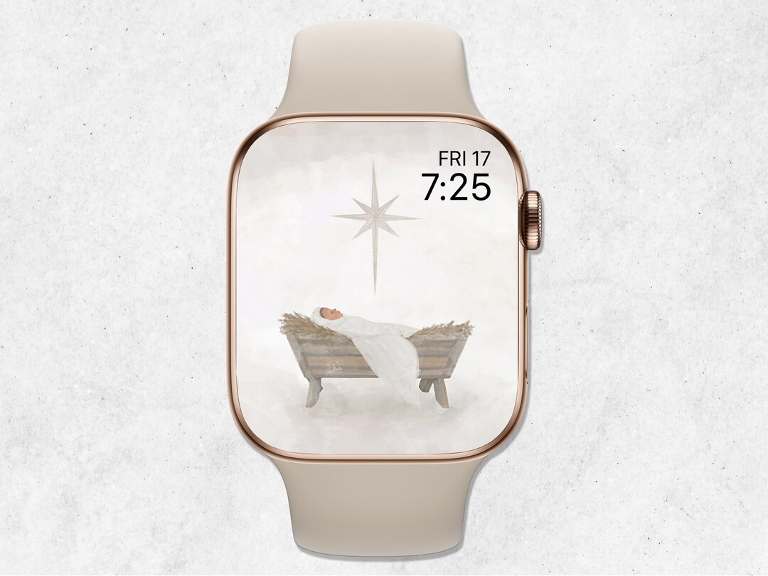 Nativity Apple Watch Wallpaper, Christmas Watch Face, Christian Watch ...