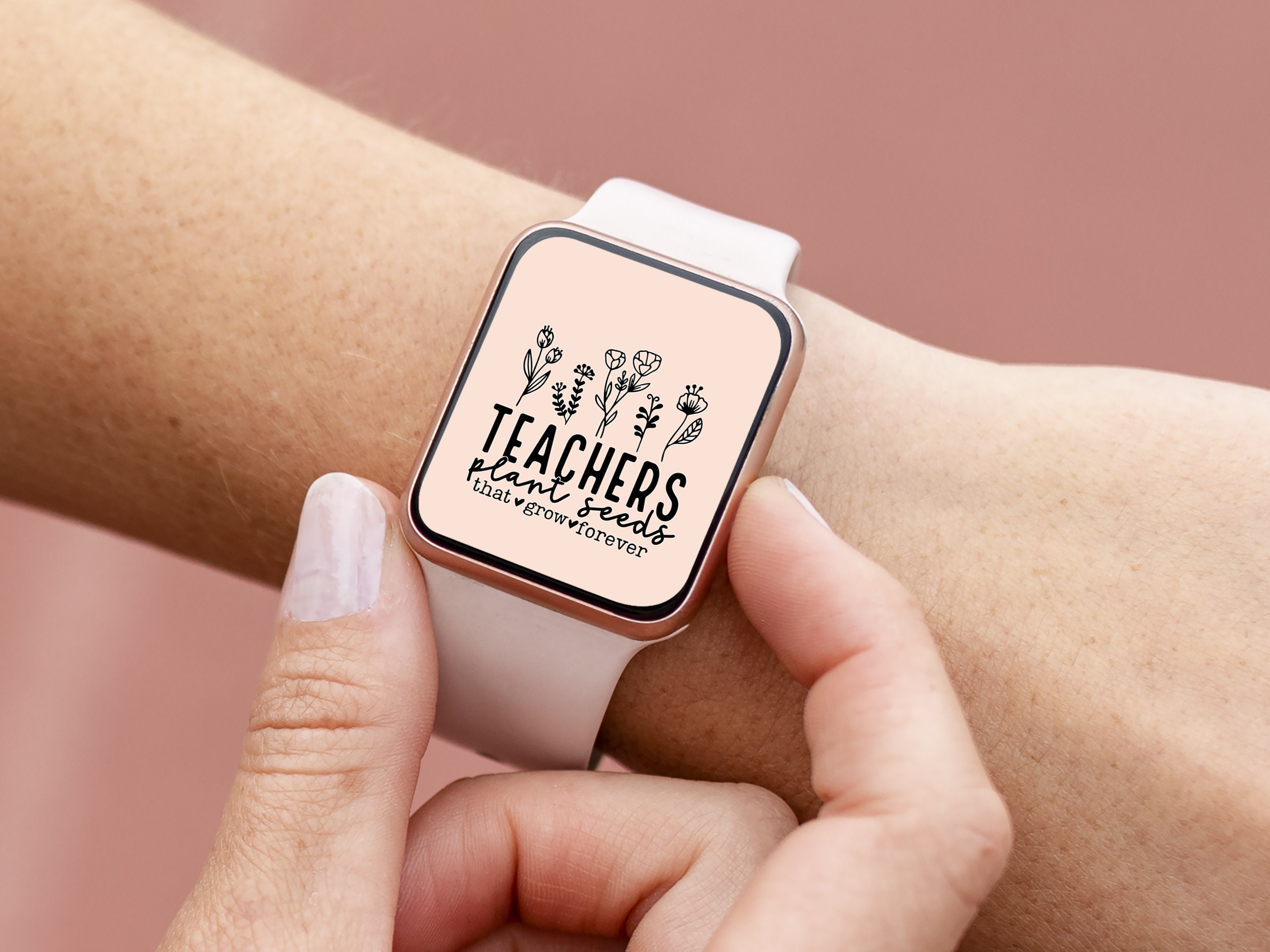 Teacher Apple Watch Wallpaper, Teachers Apple Watch Face, Minimalist ...