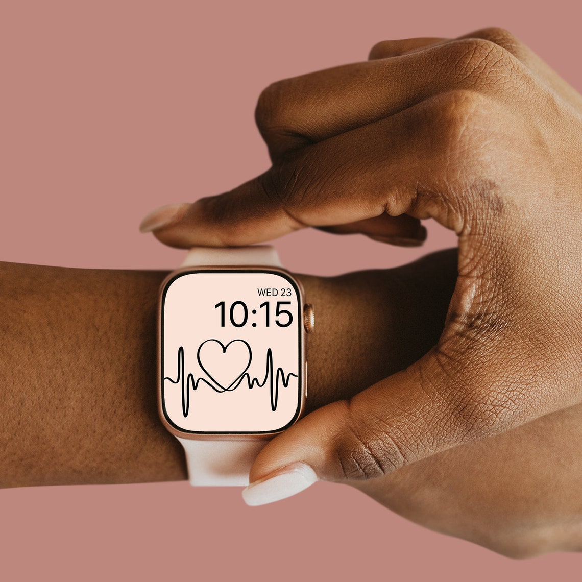 Nurse Apple Watch Wallpaper, Nurse Apple Watch Face, Heartbeat Line Art ...