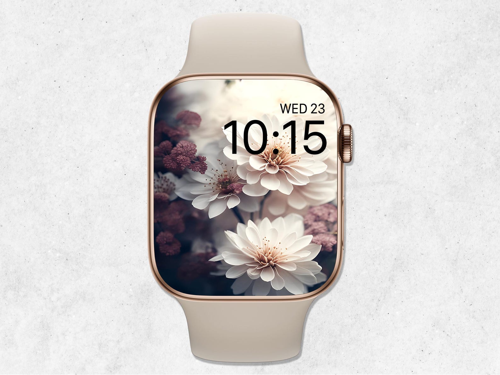 Floral Apple Watch Wallpaper, Apple Watch Face Blooming Flowers, Spring ...