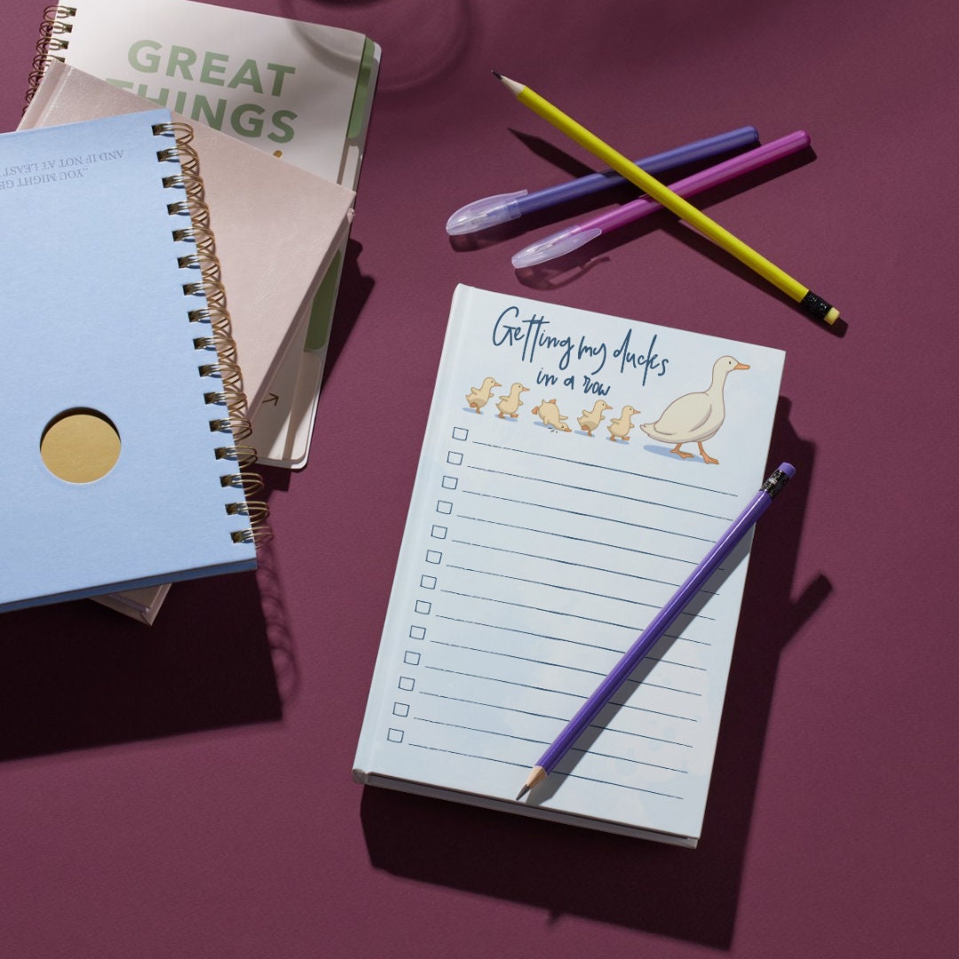 Getting My Ducks in A Row Notepad | 50 Sheet to Do List - Etsy