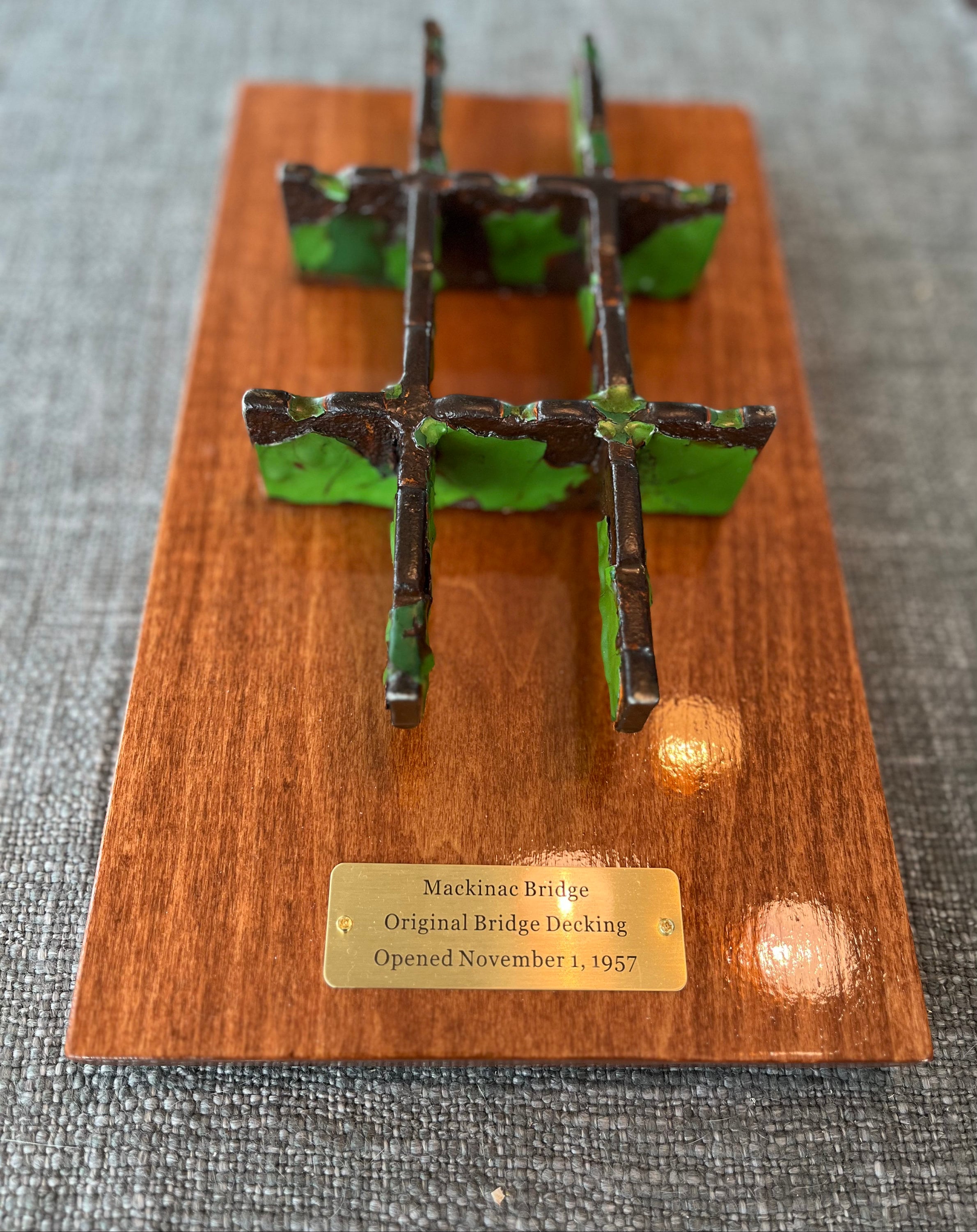 Mackinac Bridge Wall Hanging, 1 Grate Steel Open End, Traditional - Etsy