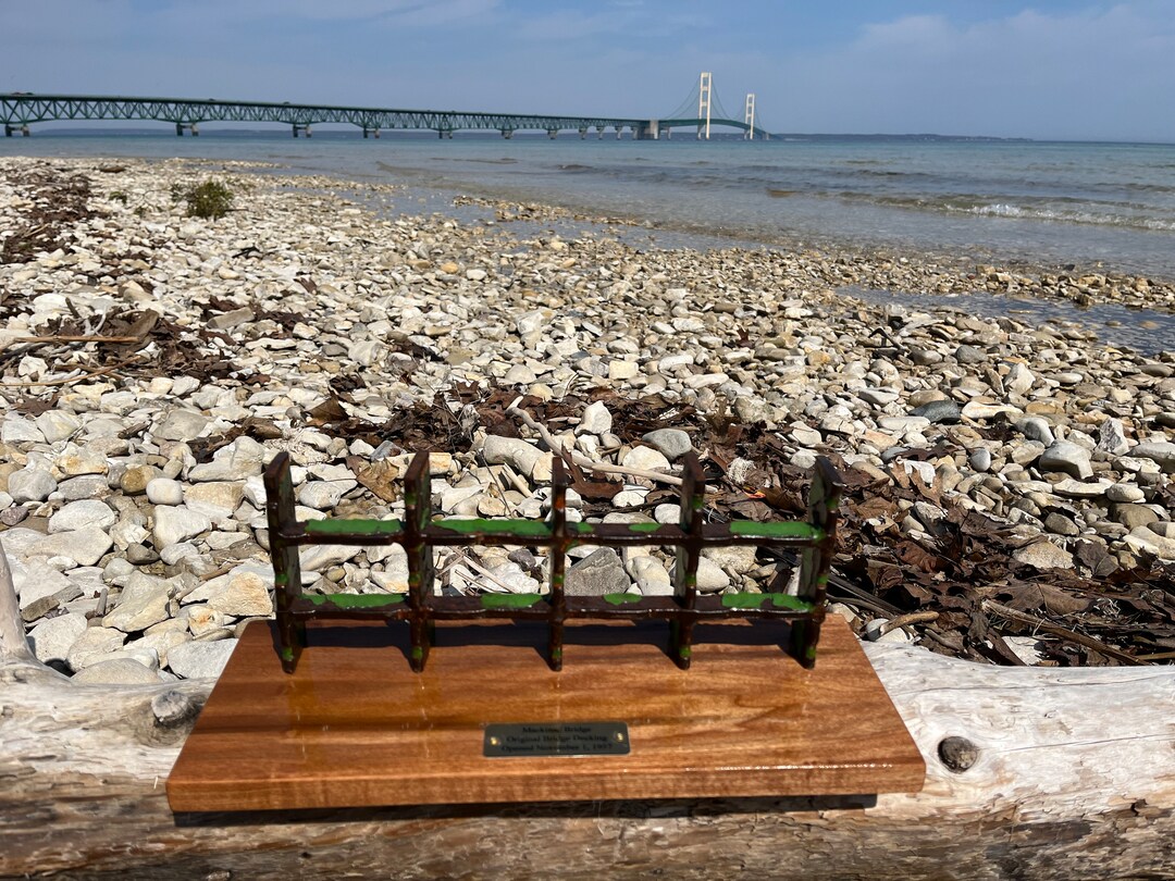 Mackinac Bridge Table Top Display, 4 Grate, Traditional. Free Shipping ...