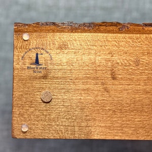 Mackinac Bridge Table Top Display, Great Mac Patina, Cool Live Edge - Etsy