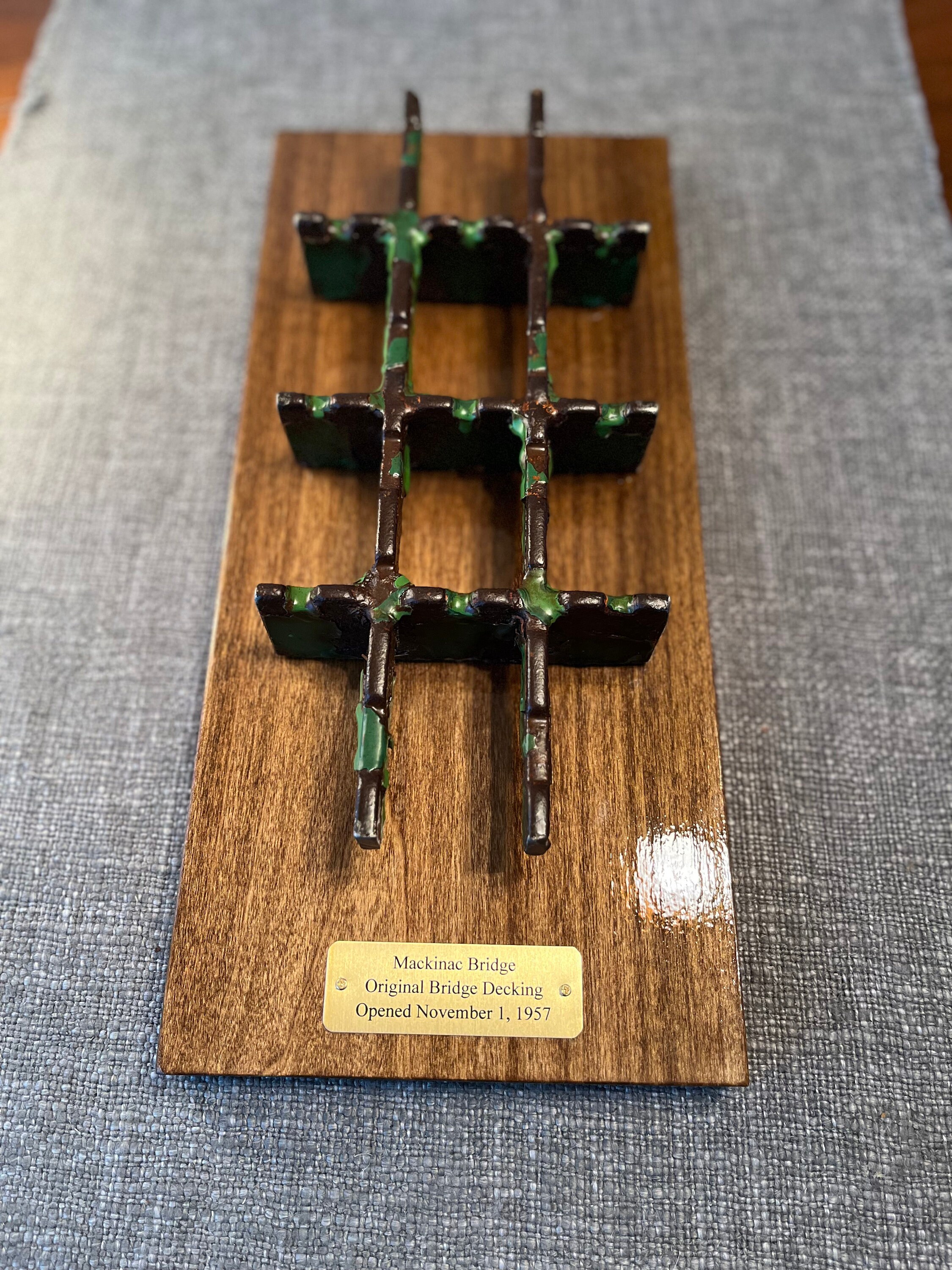 Mackinac Bridge Wall Hanging, 2 Grate Steel Open End, Traditional - Etsy