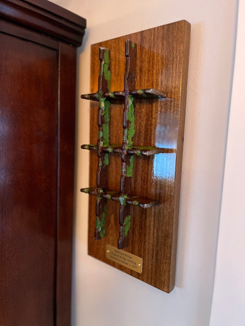 Mackinac Bridge Wall Hanging, 2 Grate Steel Open End, Traditional - Etsy