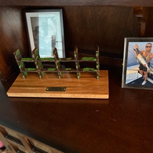 Mackinac Bridge Table Top Display, 4 Grate, Traditional. Free Shipping ...
