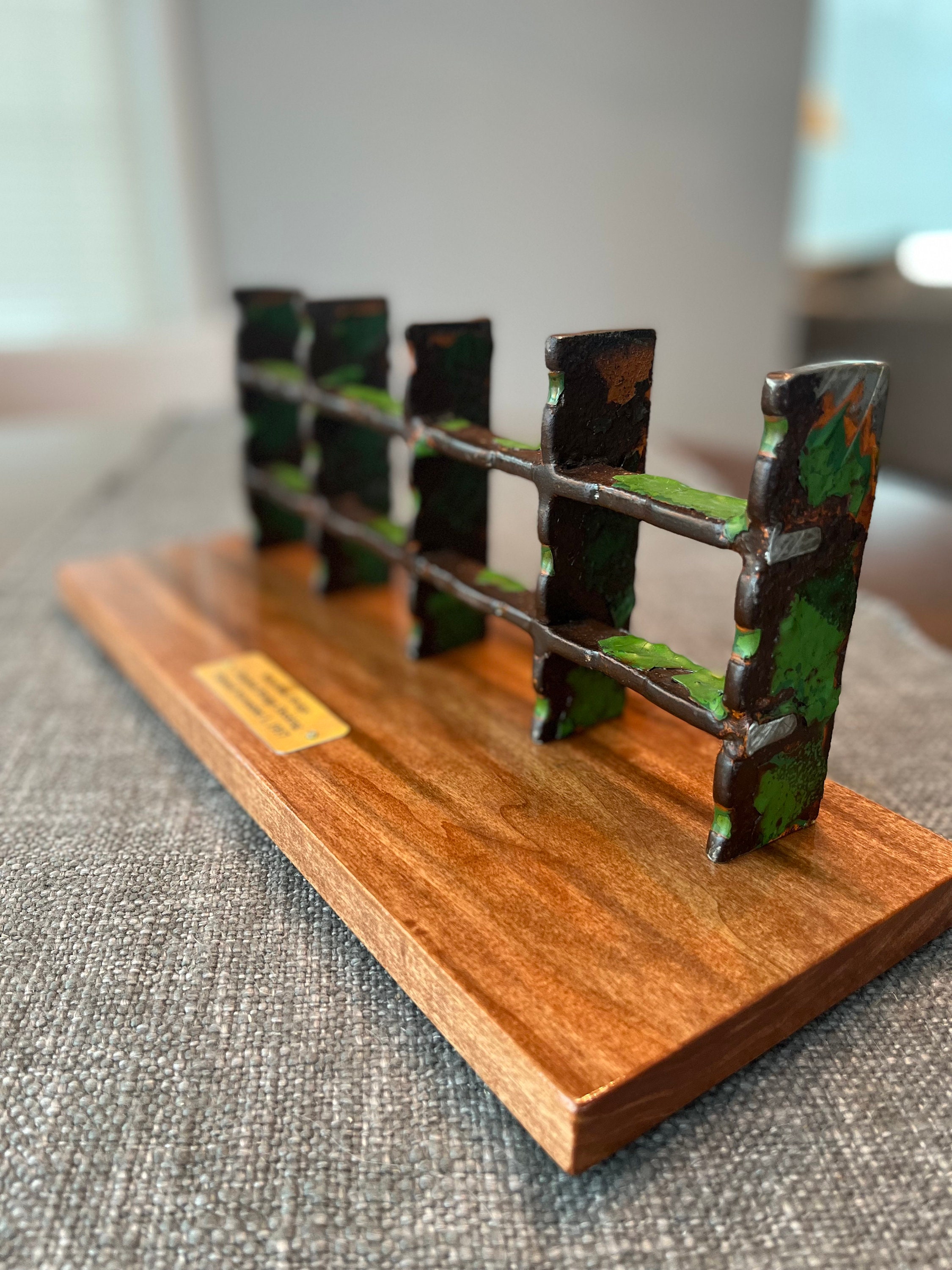 Mackinac Bridge Table Top Display 4 Grate Closed End - Etsy