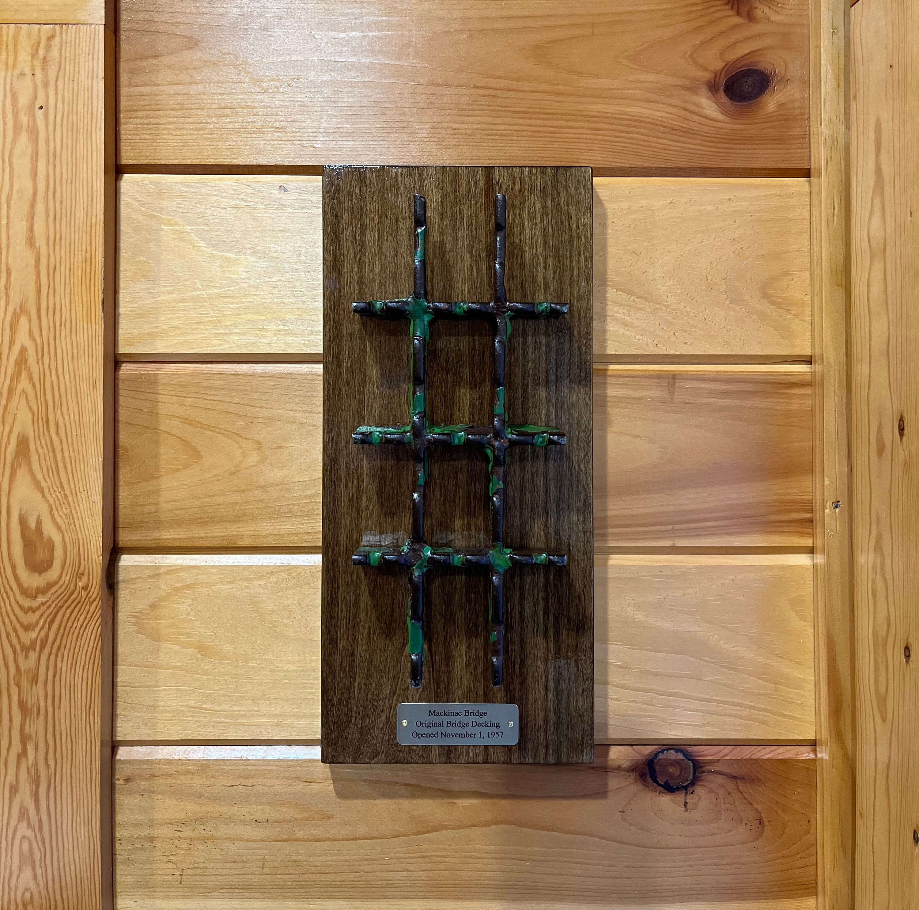 Mackinac Bridge Wall Hanging, 2 Grate Steel Open End, Traditional - Etsy