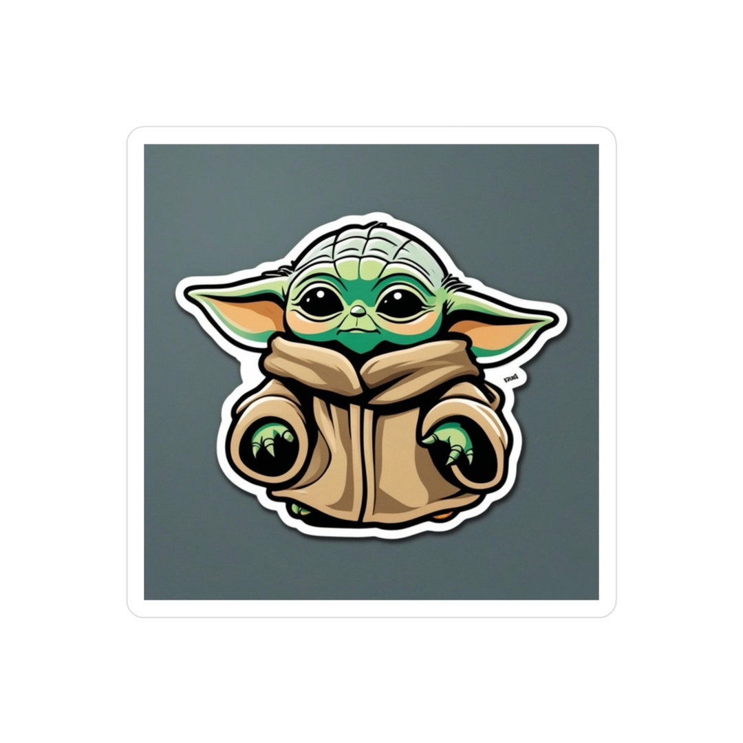 Baby Yoda Vinyl Decals Sticker - Etsy