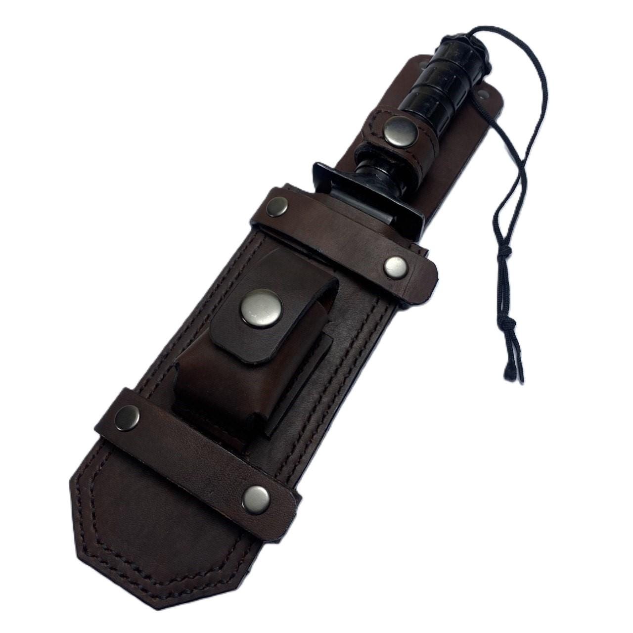 Knife Sheath, Leather Case, Molly. Universal for Knife. Vertical or ...