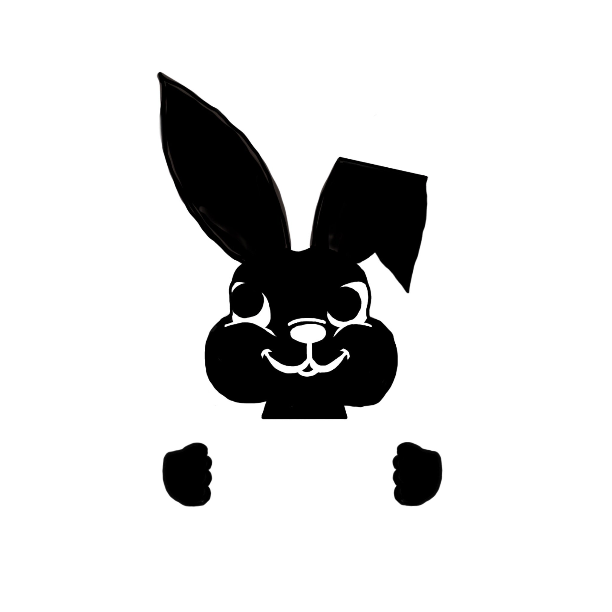 Socket Border Rabbit SVG PNG Cricut Brother Canvas Silhouette Digital ...