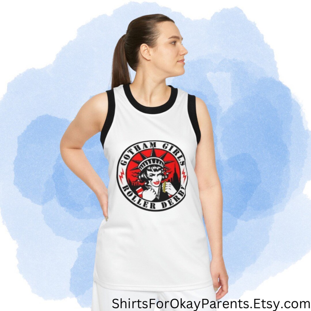 Personalized Black and White Roller Derby Scrimmage Jerseys Custom Name ...