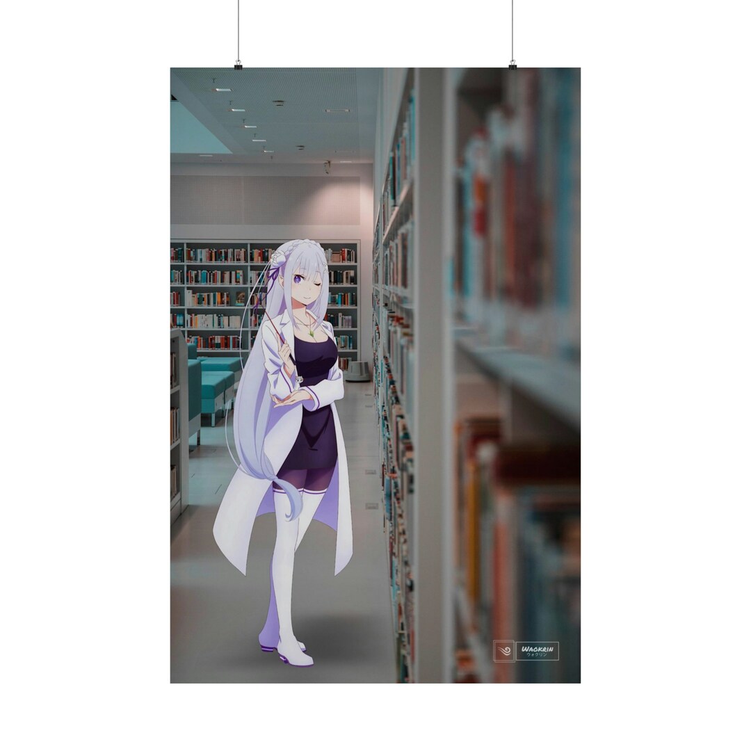 Cute Anime Waifu Teacher In Library Anime Cute Waifu Sexy Anime Girl