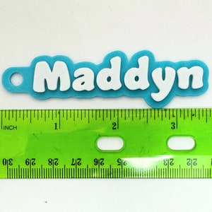 Back to School Custom Name Personalized 3D Name Tags for Bags ...