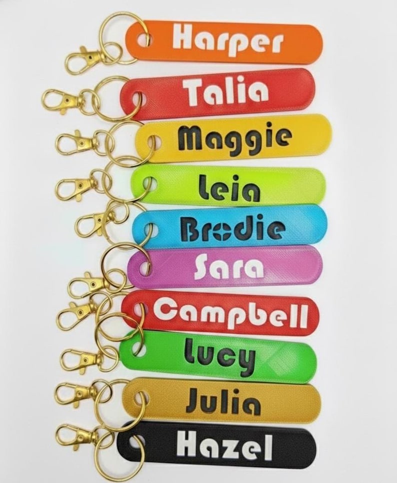Personalized Name Tags for Bags, Backpacks, Sports Teams, Gifts - Etsy