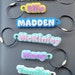 Custom Name Personalized 3D Name Tags, for Bags, Backpacks, Sports ...