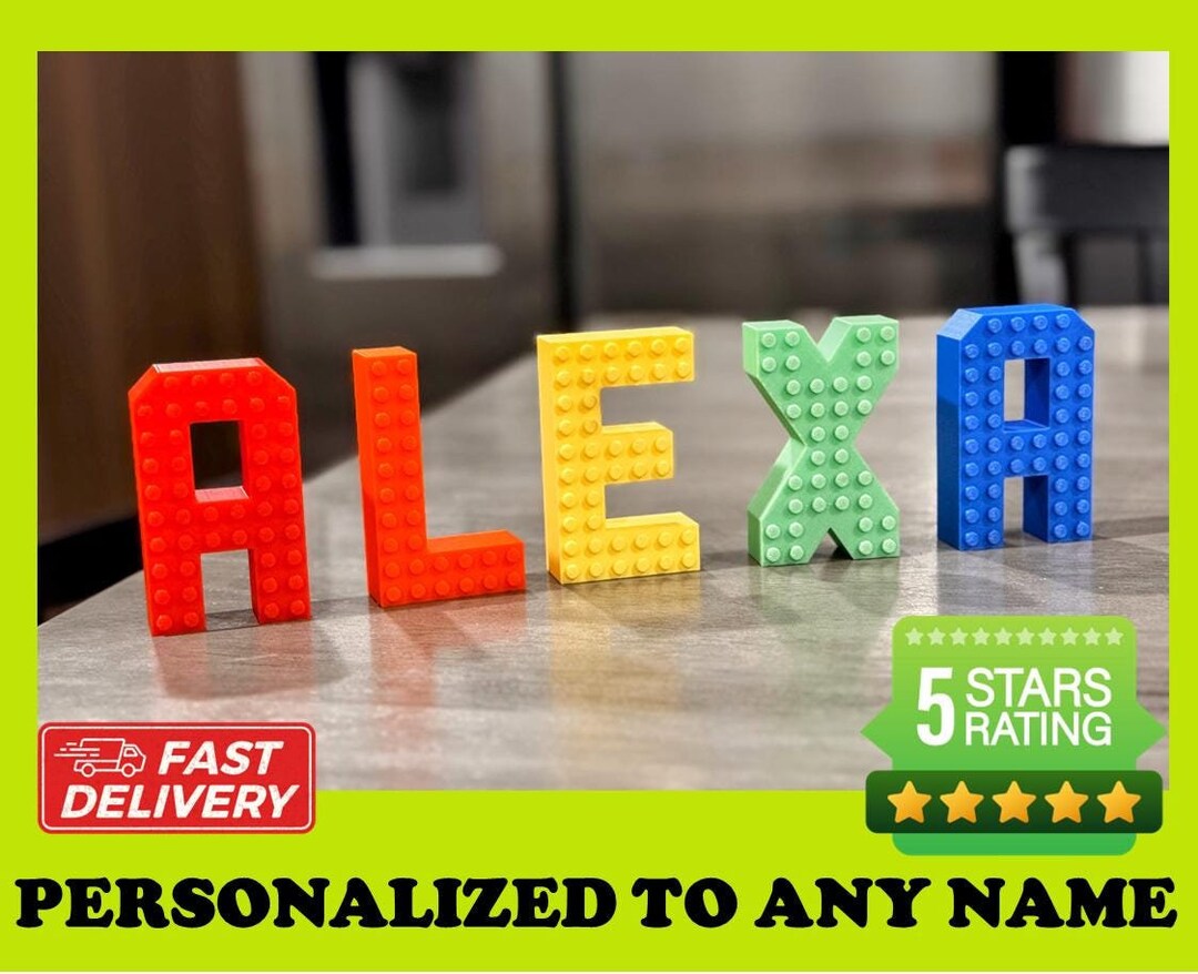 Personalized Black Name, 3D Printed Name, Customizable Colors, Unique ...