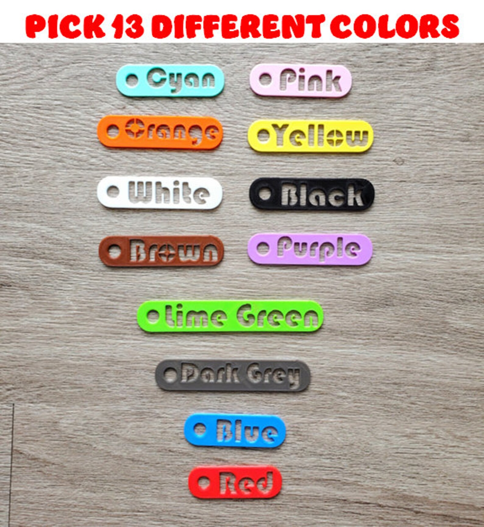 Custom Designs Personalized 3D Name Tags for Bags, Backpacks, Sports ...