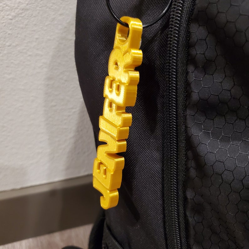 Custom Designs Personalized 3D Name Tags for Bags Backpacks - Etsy