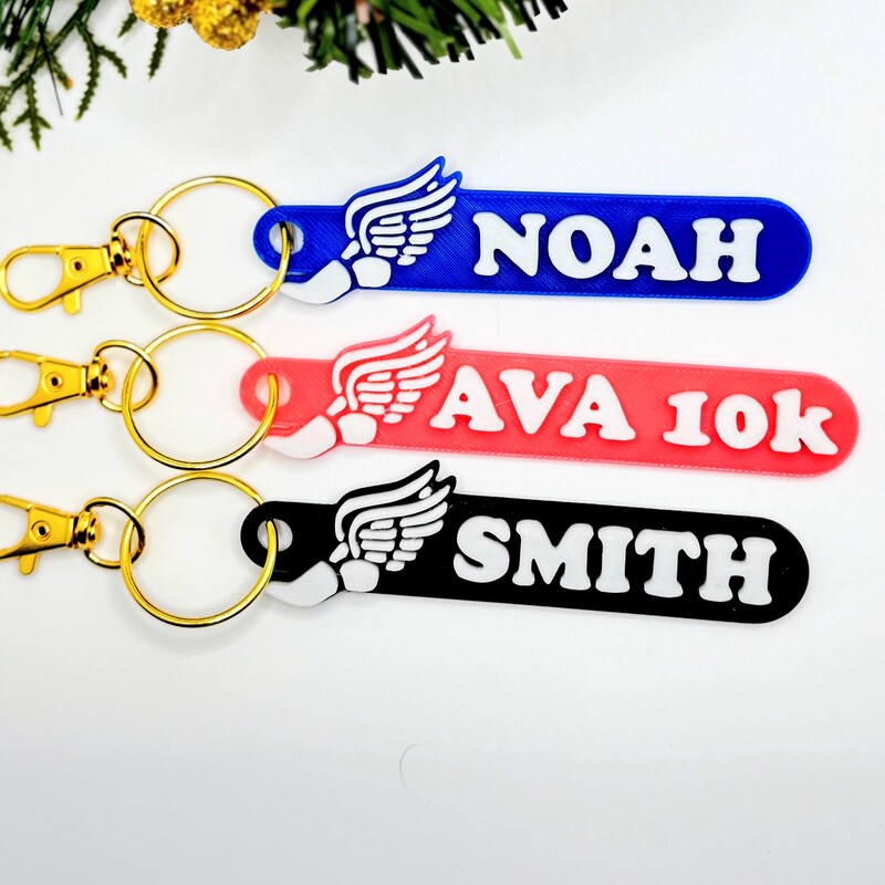 Running Keychain - Etsy