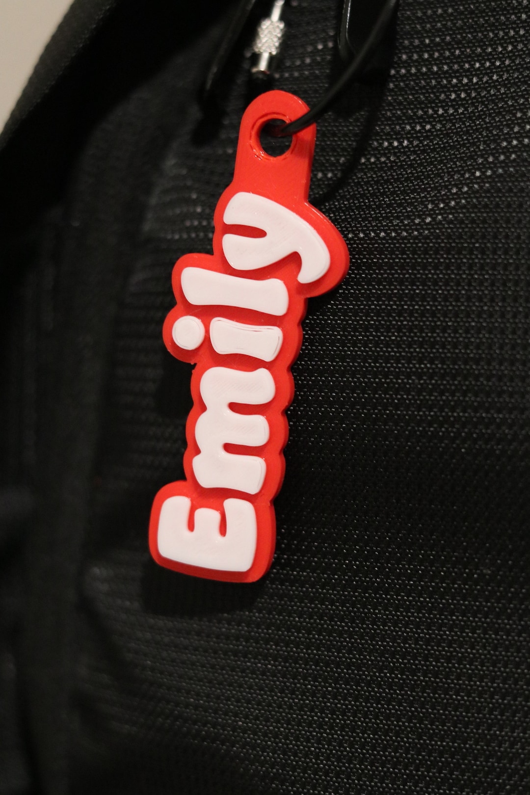 Custom Name Personalized 3D Name Tags for Bags, Backpacks, Sports Teams ...