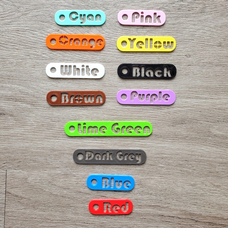 Custom Designs Personalized 3D Name Tags for Bags Backpacks - Etsy