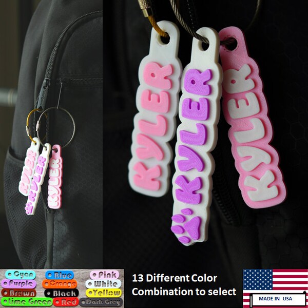 Sports Name Tag - Etsy