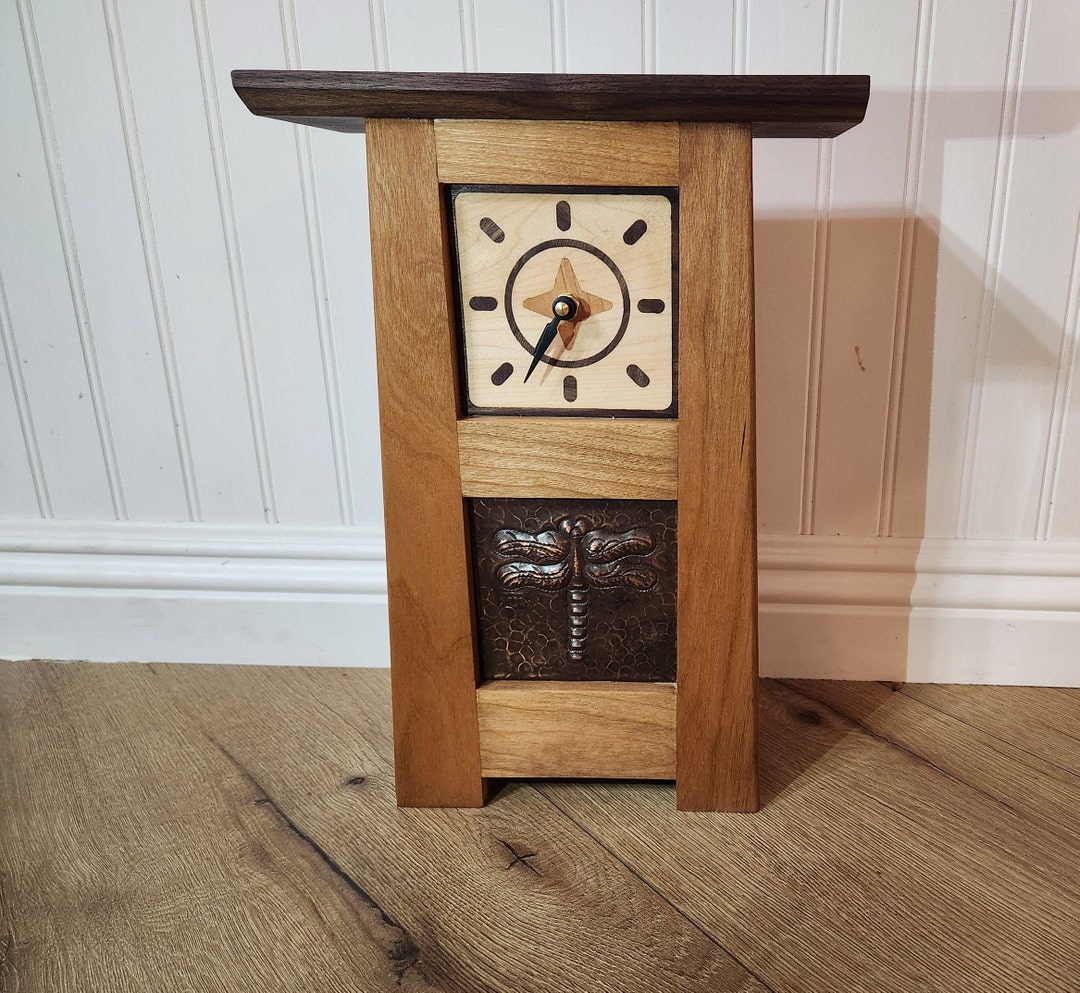 Craftsman Tile Clock - Etsy