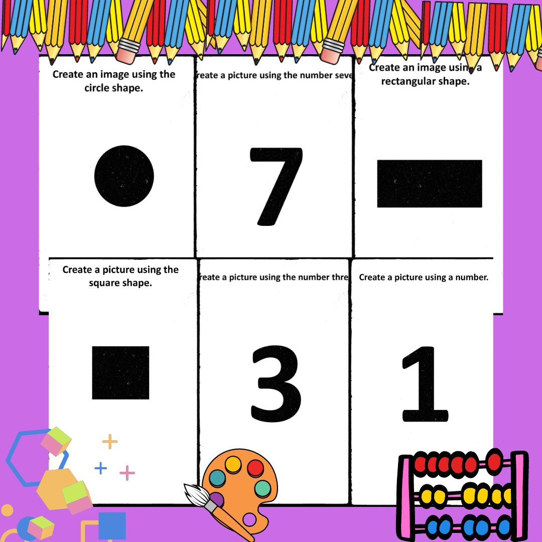 Flexible Thinking Activities for Kids Creative Drawing and - Etsy