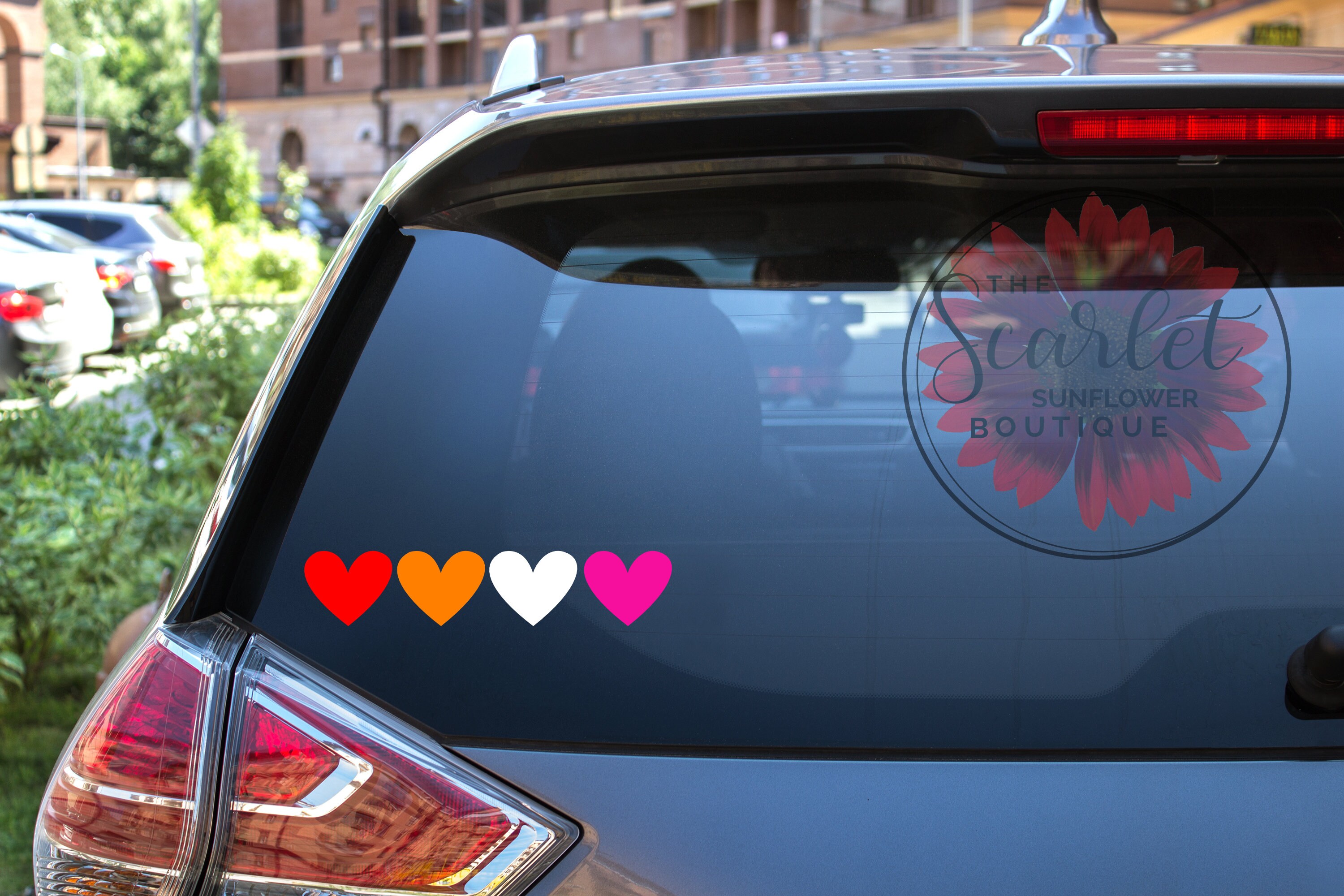 LGBTQ+ Car Decal, Lesbian Car Decal, Rainbow Car Decal, Pride Car Decal ...