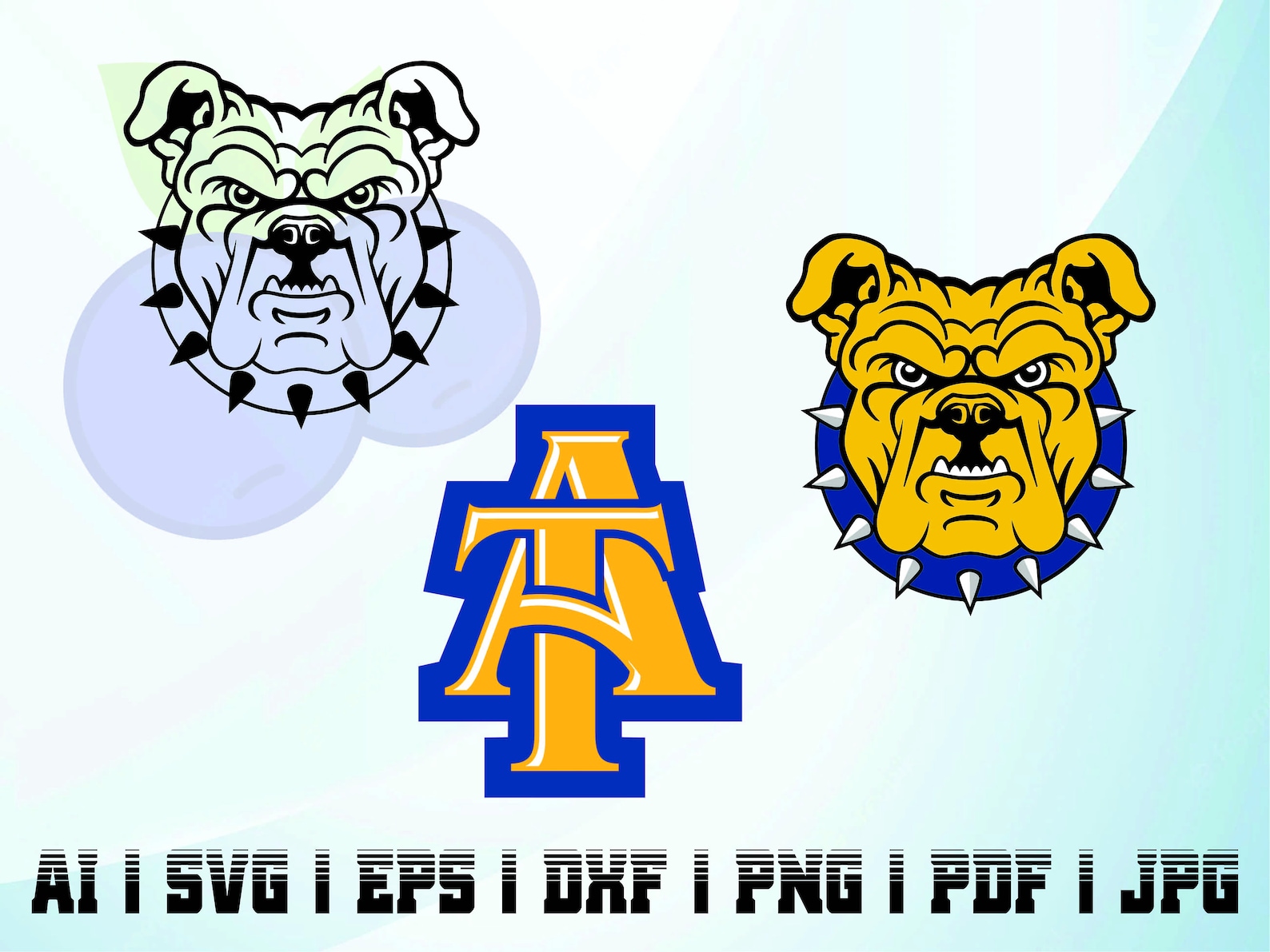 NCAT Aggie Svg Cricut University Alumni Graduate Party Instant - Etsy