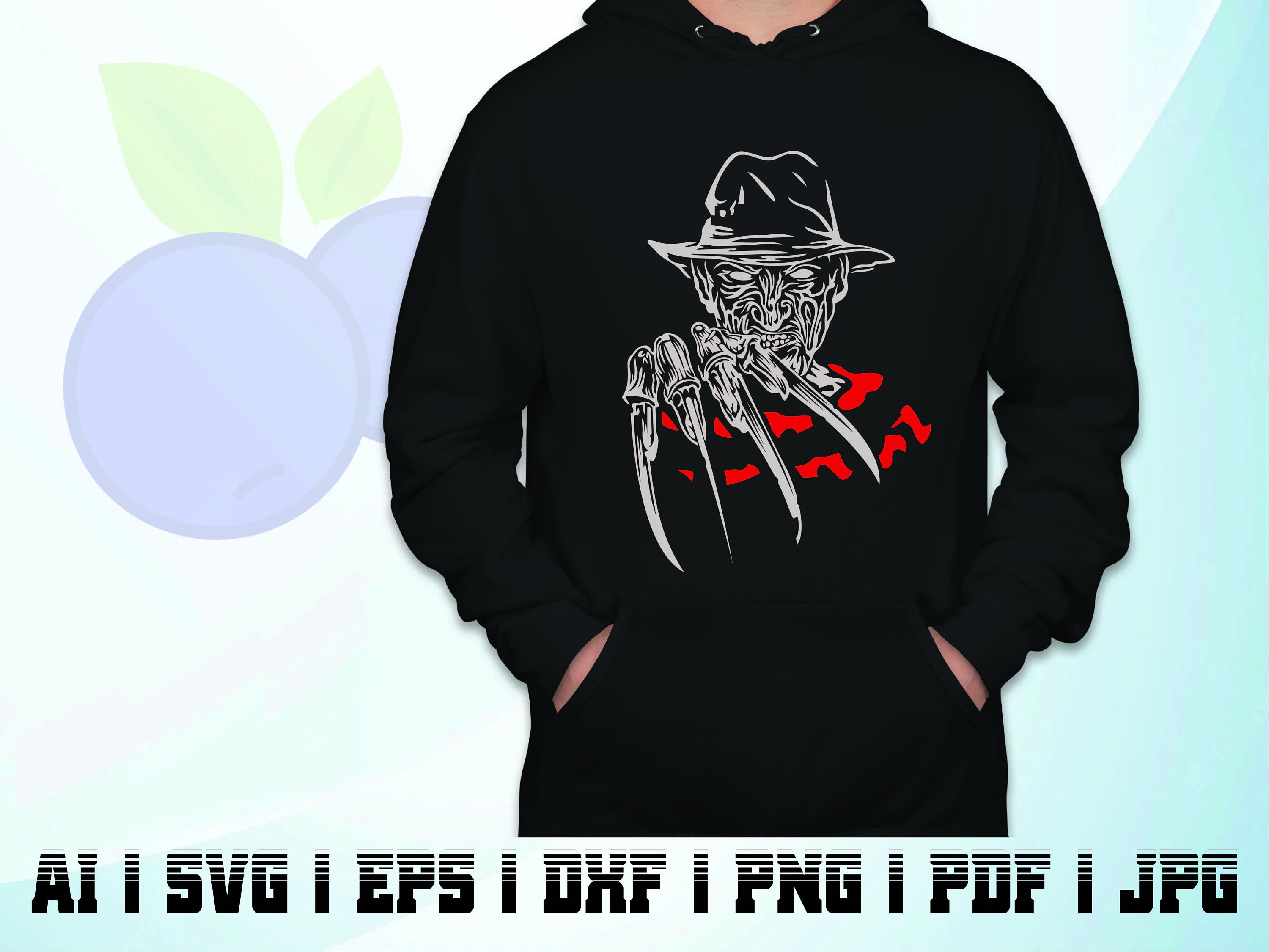 Freddy Krueger Svg Cricut Halloween Party Horror Character - Etsy Australia