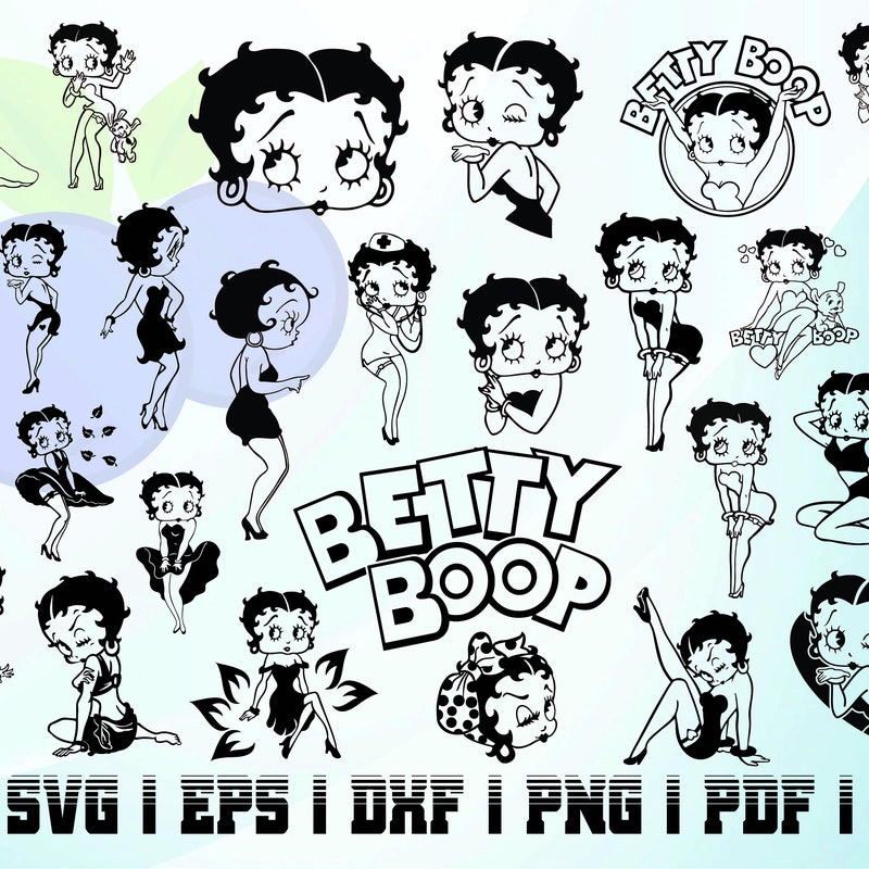 Cricut Betty Boop Svgs - Etsy