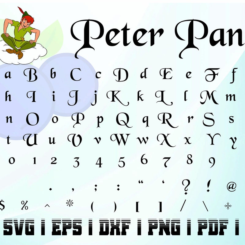 Peter Pan Silhouette - Etsy