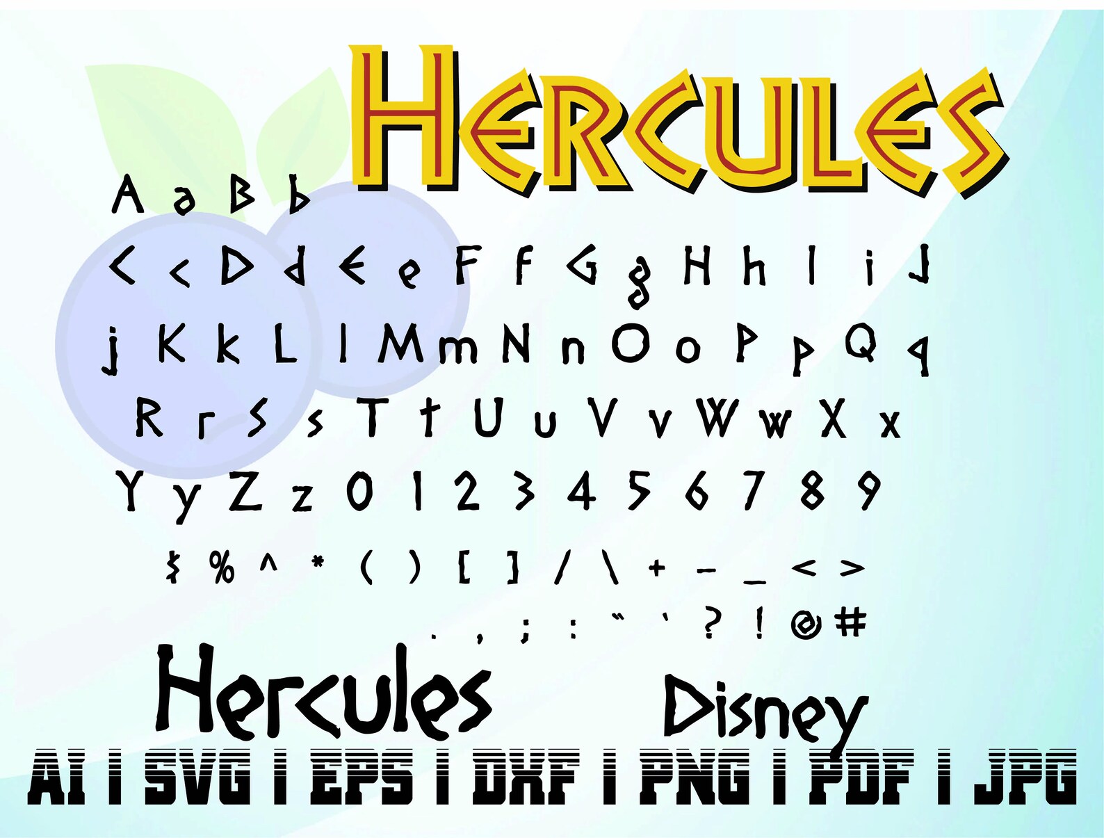 Hercules Font Svg Ttf Alphabet Letters Hero Instant Download - Etsy