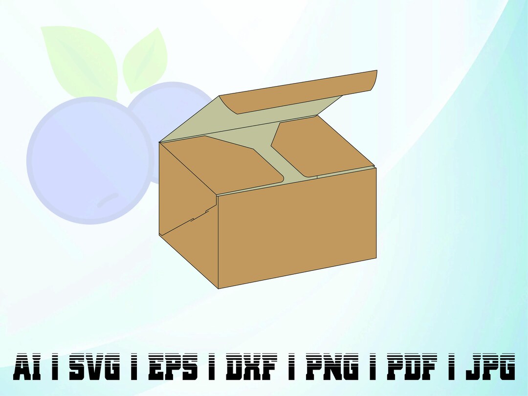 Classic Box With Lid Template Svg Box Design Shape Cricut - Etsy Australia