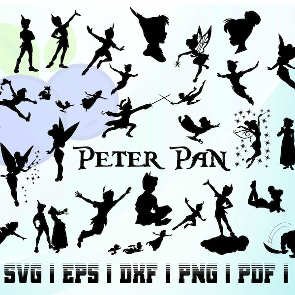 Peter Pan Svg - Etsy