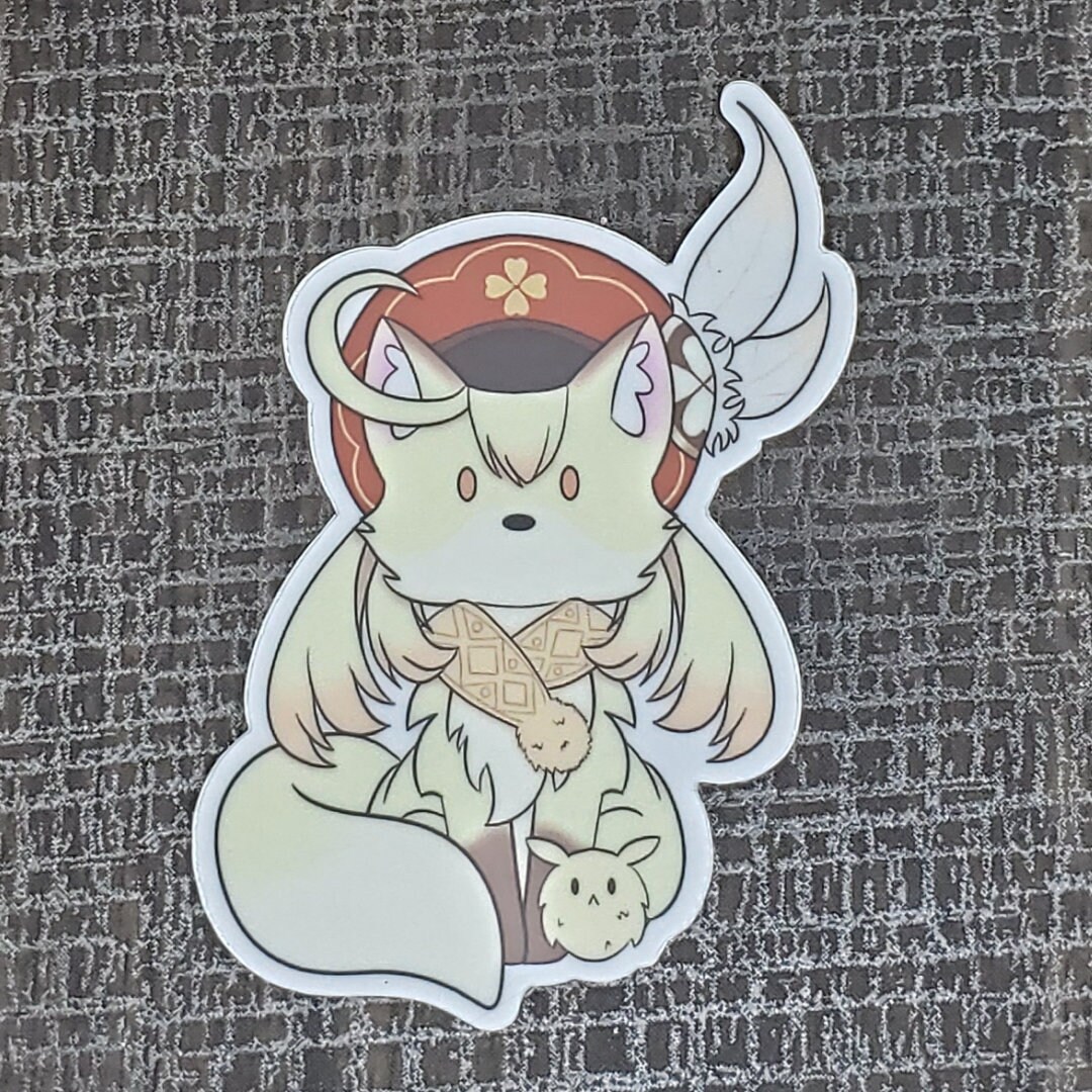 Klee Sticker | Genshin Impact | Mondstadt | Fox Stickers | Cute Kawaii ...