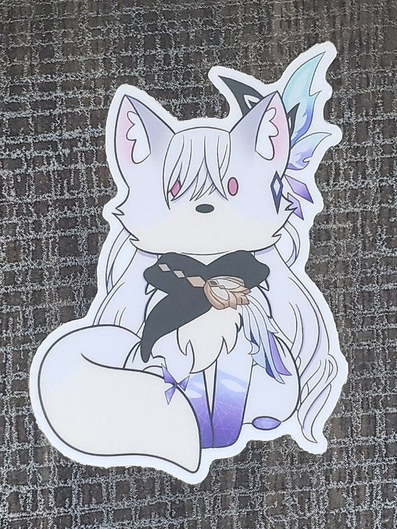 Skirk Sticker Genshin Impact Fontaine Abyss Fox - Etsy