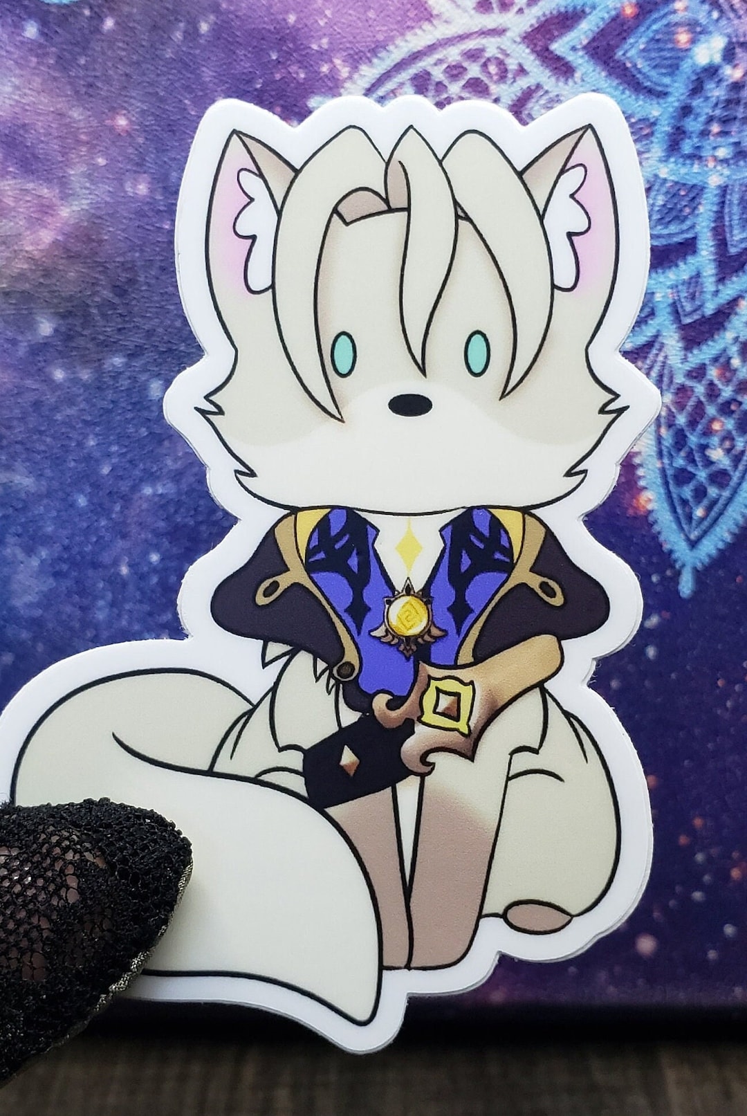 Albedo Sticker Genshin Impact Mondstadt Fox Stickers Cute Kawaii ...