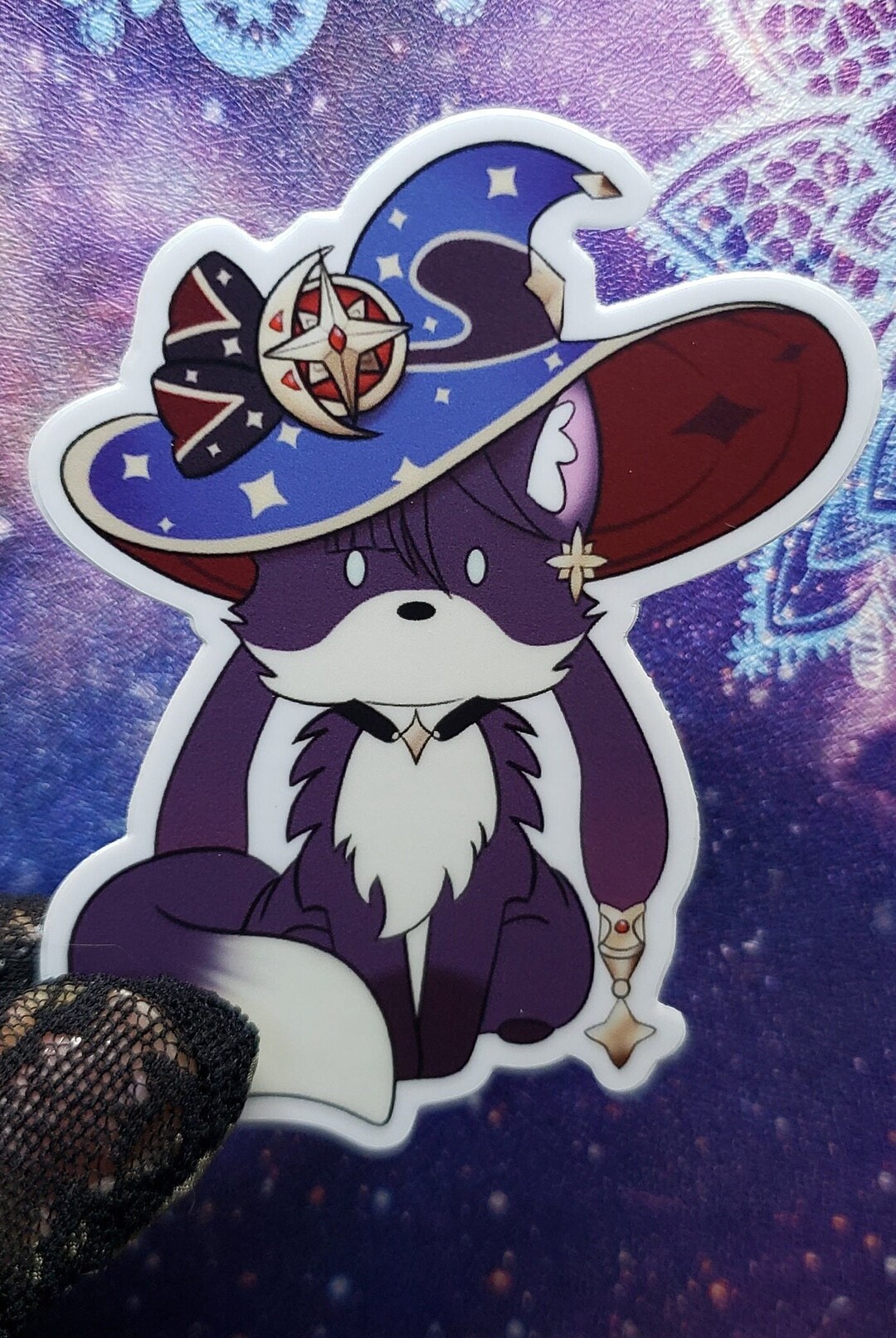 Mona Sticker Genshin Impact Mondstadt Fox Stickers Cute Kawaii Premium ...