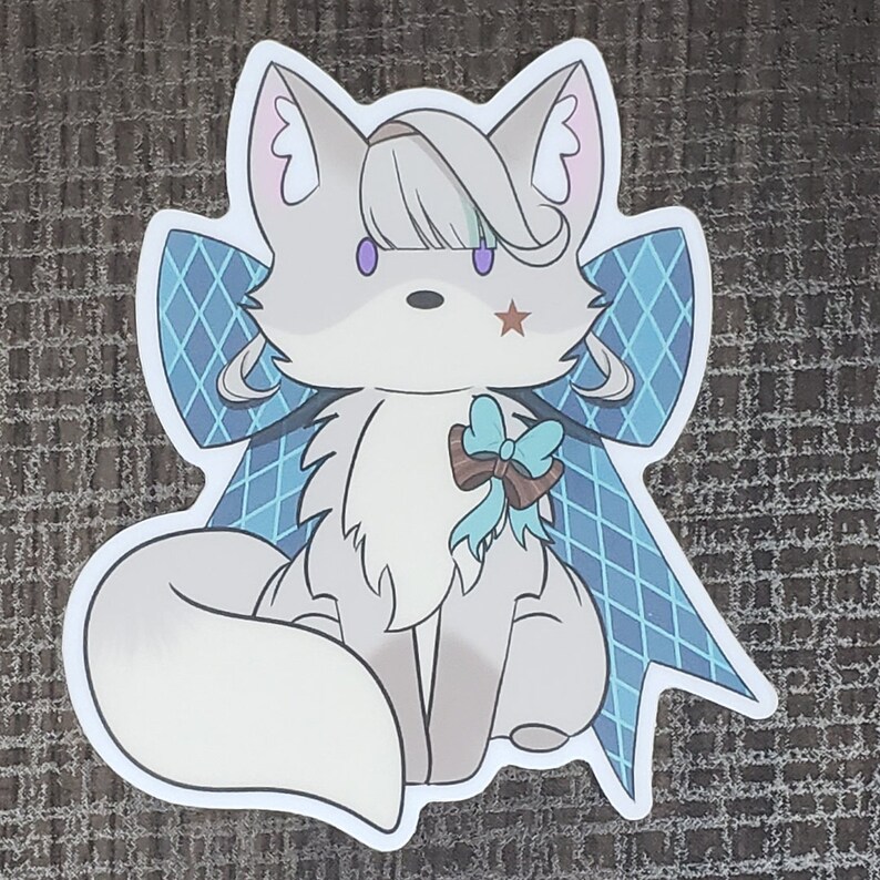 Lynette Sticker Genshin Impact Fontaine Fox Stickers Cute Kawaii ...