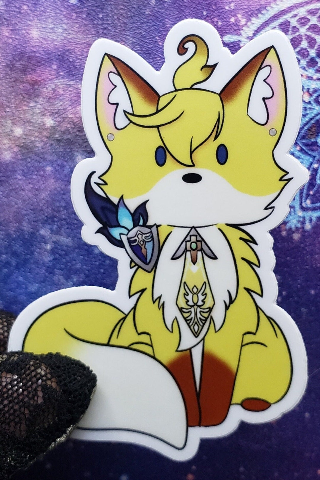 Mika Sticker | Genshin Impact | Mondstadt | Fox Stickers | Cute Kawaii ...