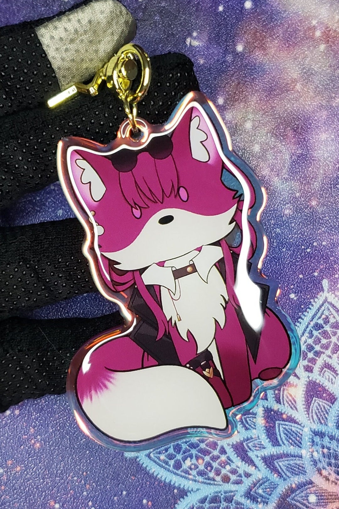 Kafka Acrylic Keychain | Honkai: Star Rail | Rainbow Acrylic Double ...