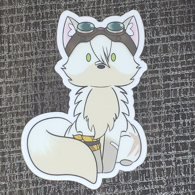 Bennett Sticker Genshin Impact Mondstadt Fox Stickers Cute Kawaii ...