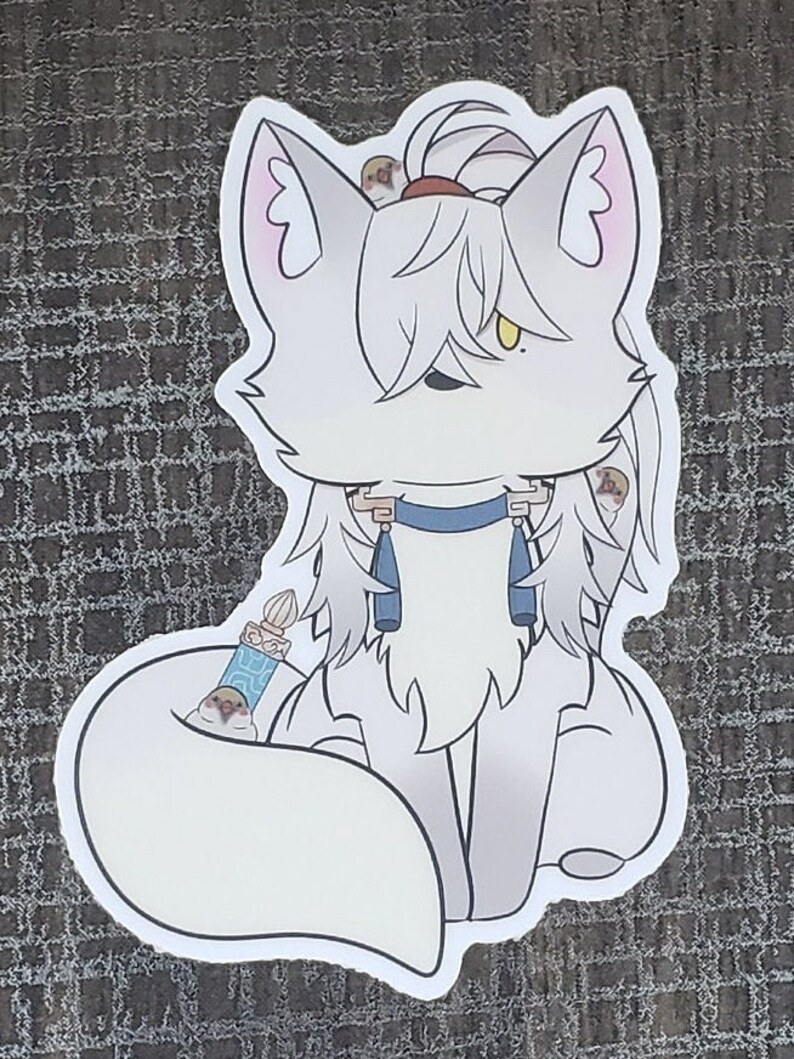 Jing Yuan Sticker | Honkai: Star Rail | Fox Stickers | Cute Kawaii ...