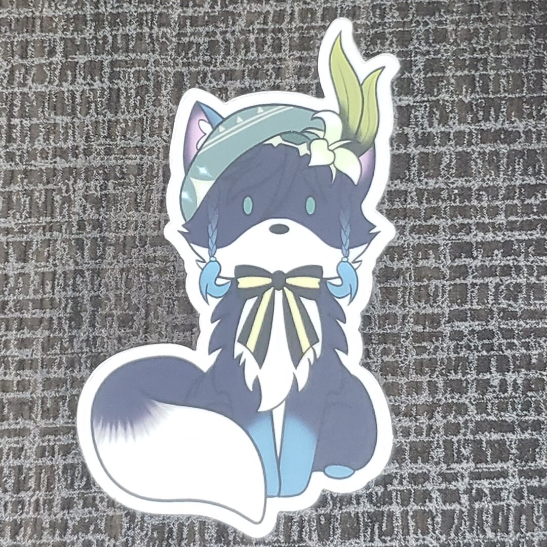 Venti Sticker Genshin Impact Mondstadt Fox Stickers - Etsy